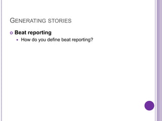 Basic police reporting | PPTX