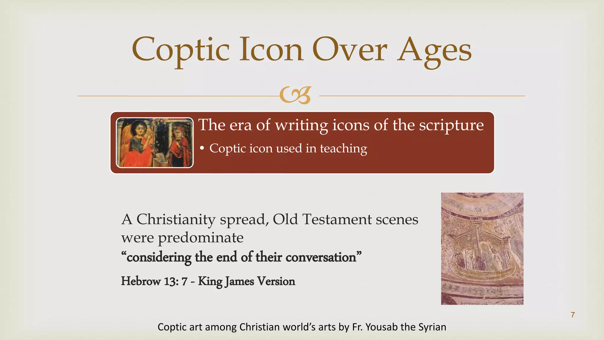 Reading Coptic Icons | PPT