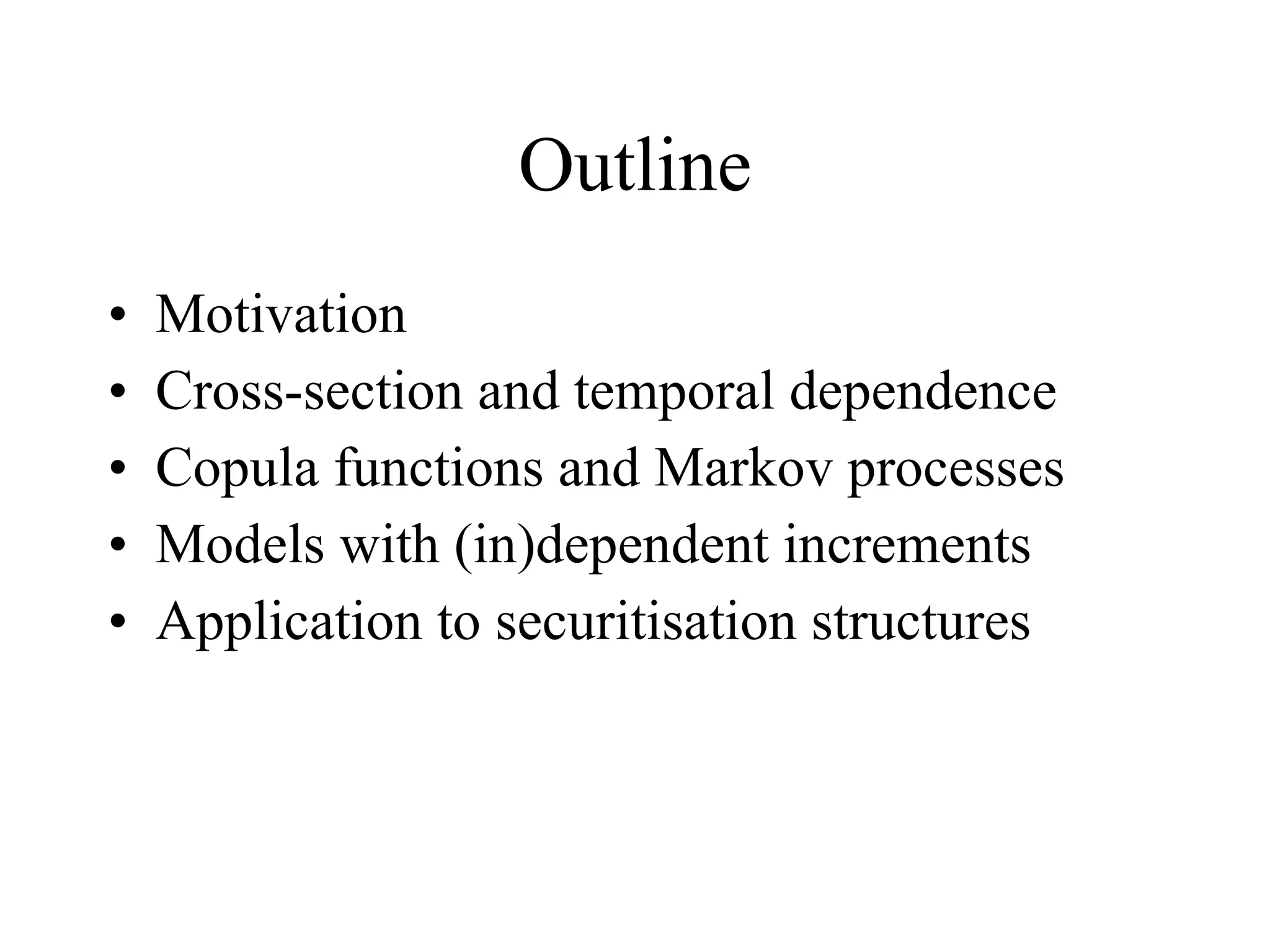 Copula-Based Model for the Term Structure of CDO Tranches | PPT