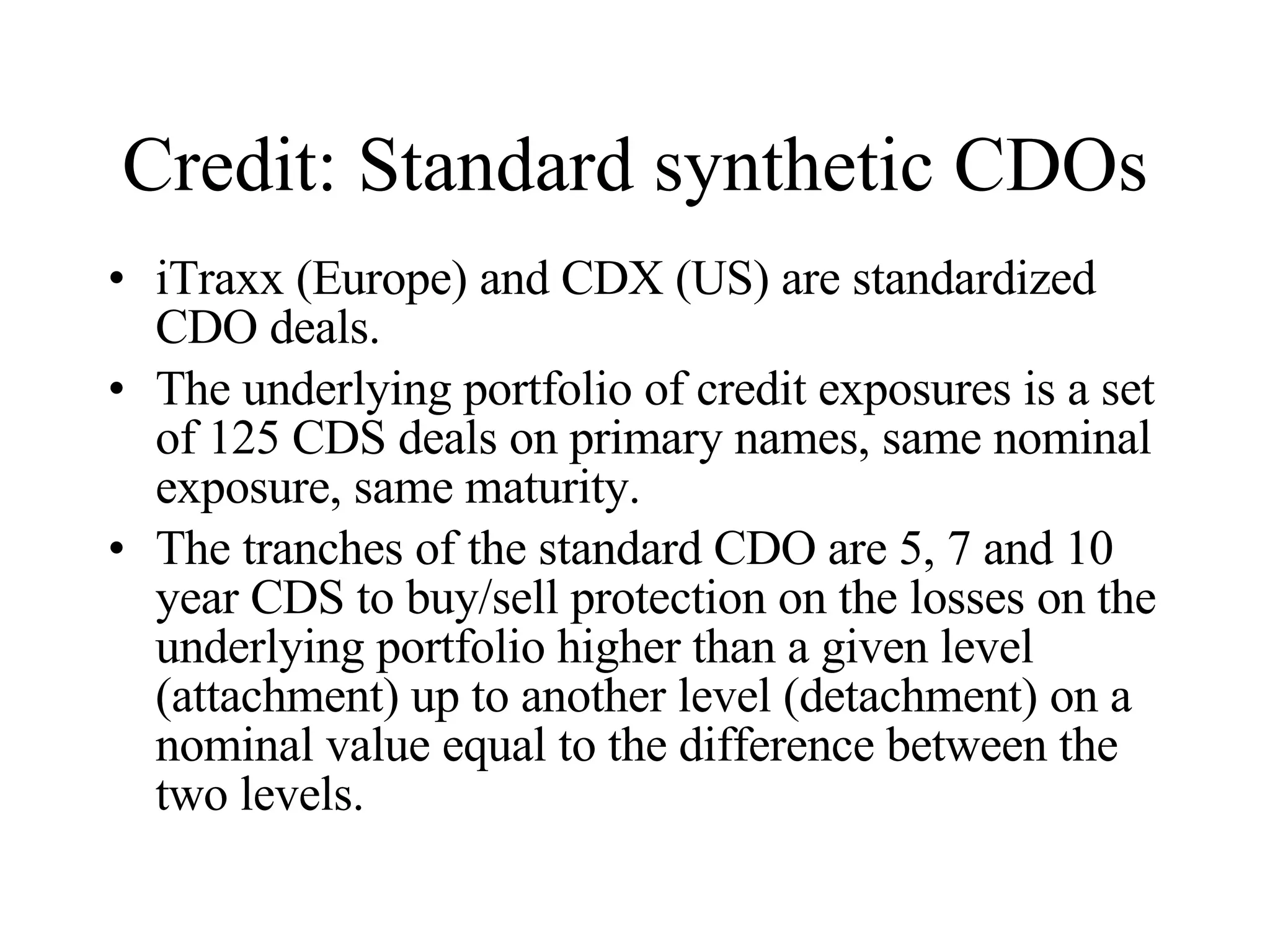 Copula-Based Model for the Term Structure of CDO Tranches | PPT