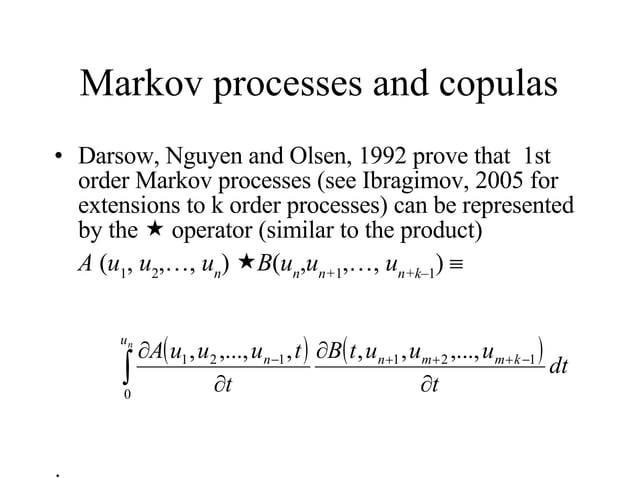 Copula-Based Model for the Term Structure of CDO Tranches | PPT