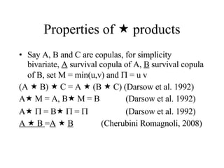 Copula-Based Model for the Term Structure of CDO Tranches | PPT