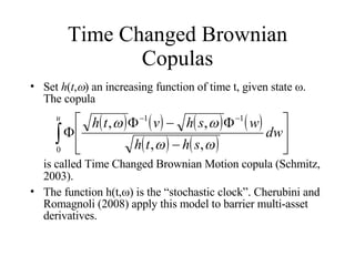 Copula-Based Model for the Term Structure of CDO Tranches | PPT