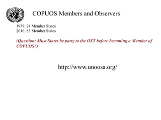 United Nations Committee on the Peaceful Uses of Outer Space (COPUOS ...