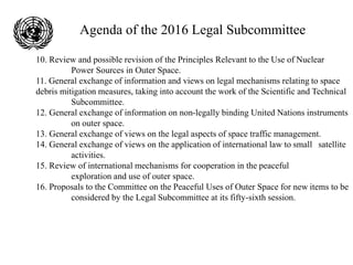 United Nations Committee on the Peaceful Uses of Outer Space (COPUOS ...