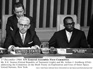 United Nations Committee on the Peaceful Uses of Outer Space and the UN ...