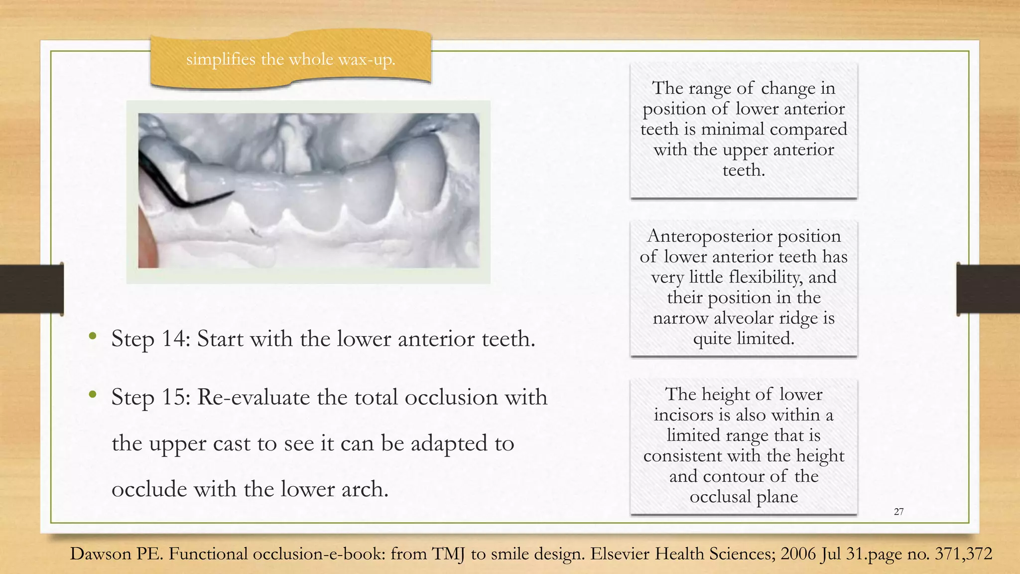full mouth rehabilitation part 1 | PPTX