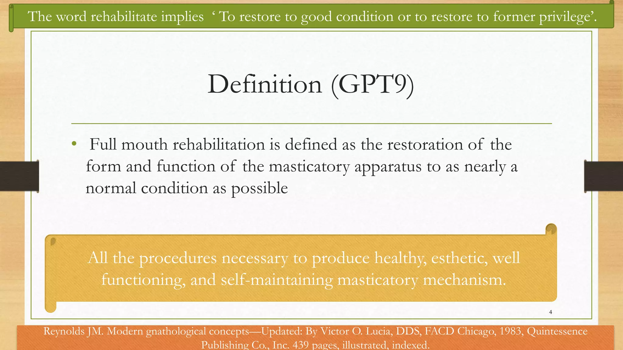 full mouth rehabilitation part 1 | PPTX