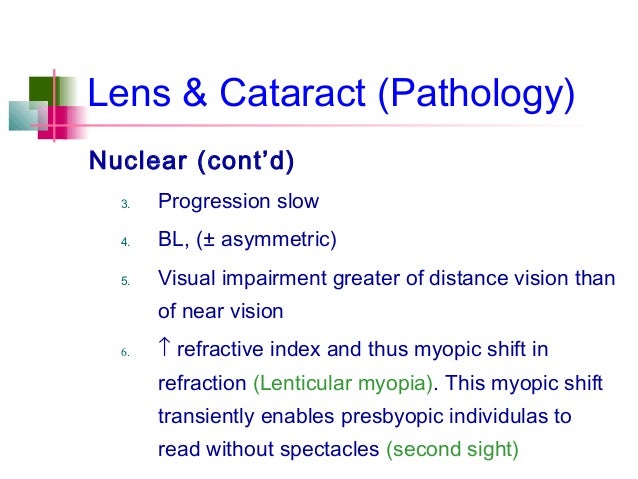Stages Of Cataract Development