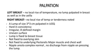 Breast lump | PPTX