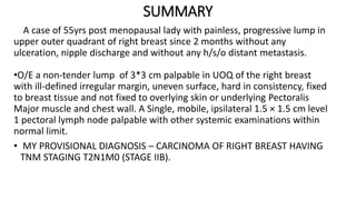 Breast lump | PPTX