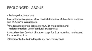 DYSTOCIA in pregnancy PowerPoint presentation | PPTX