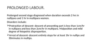 DYSTOCIA in pregnancy PowerPoint presentation | PPTX