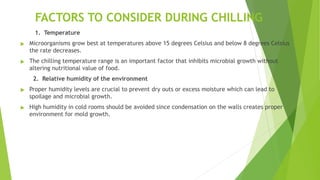 Chilling in food processing and preservation | PDF