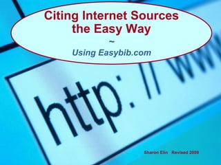 Citing Sources with easybib.com