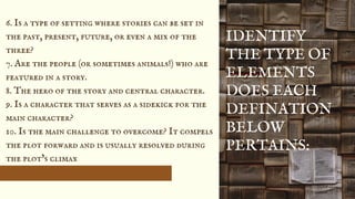 8-elements-of-a-story | PDF