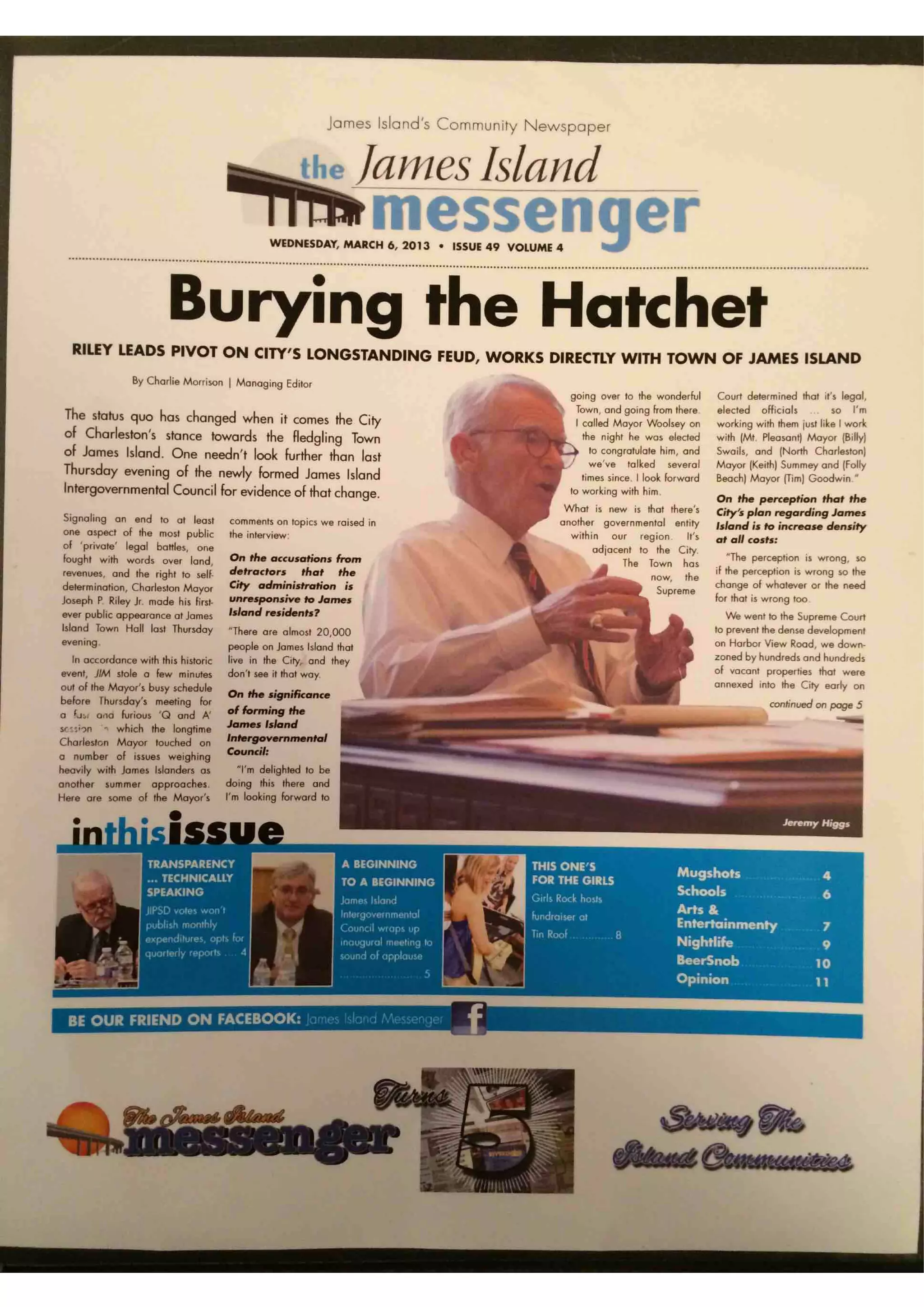 Charlie Morrison's James Island Messenger - The Cover Stories | PDF