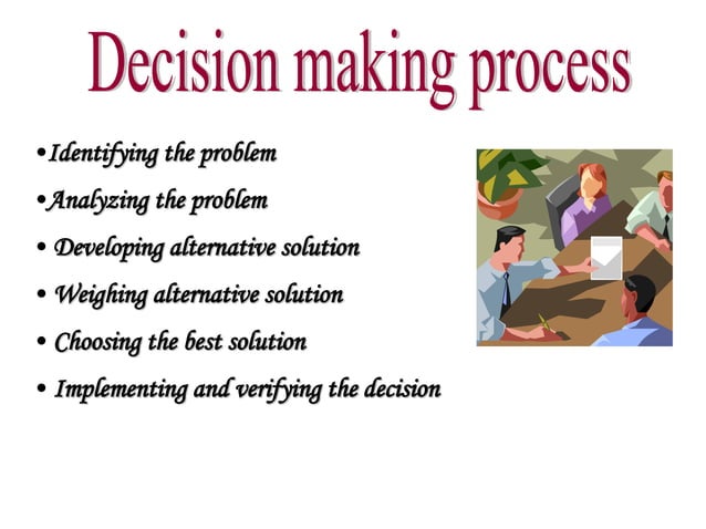 Decision Making Ppt