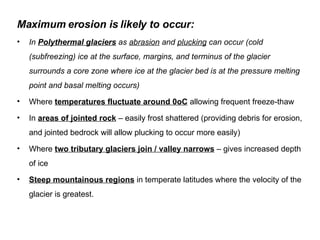 Copy Of Glacial Erosion | PPT | Geology | Science