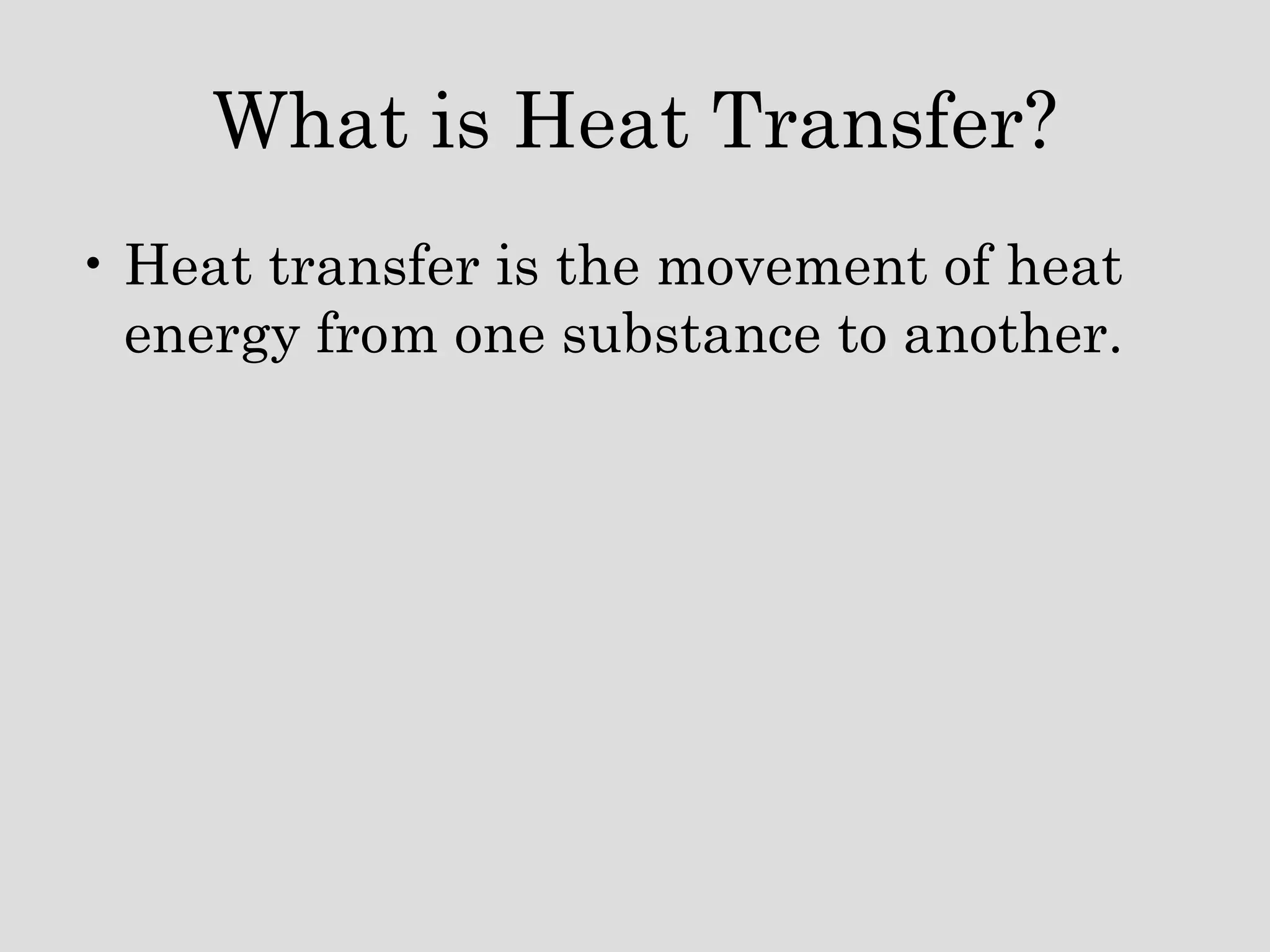 Heat Transfer | PPT