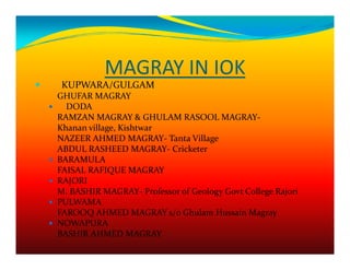 MAGRAY- A MARTIAL KASHMIRI TRIBE/CASTE/RACE | PDF