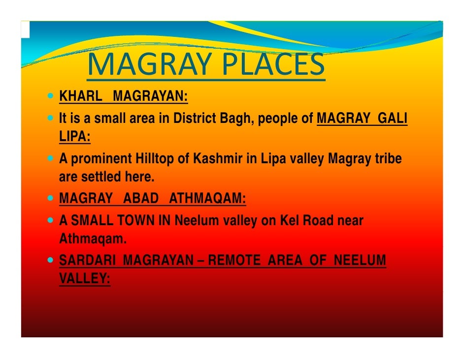 MAGRAY- A MARTIAL KASHMIRI TRIBE/CASTE/RACE | PDF