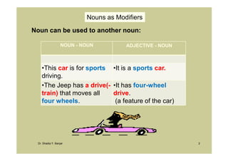 Noun Modifiers In English Grammar Langster, 50% OFF