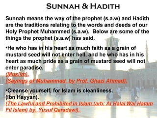 Copy Of Presentation1 Holy Prophet Muhammed S.A.W | PPT