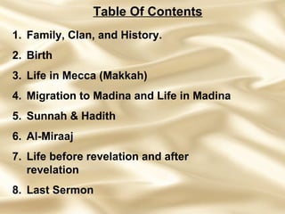 Copy Of Presentation1 Holy Prophet Muhammed S.A.W | PPT