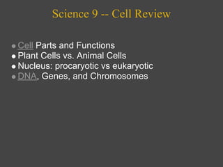 Science 9, Module 1: Cell Division | PDF