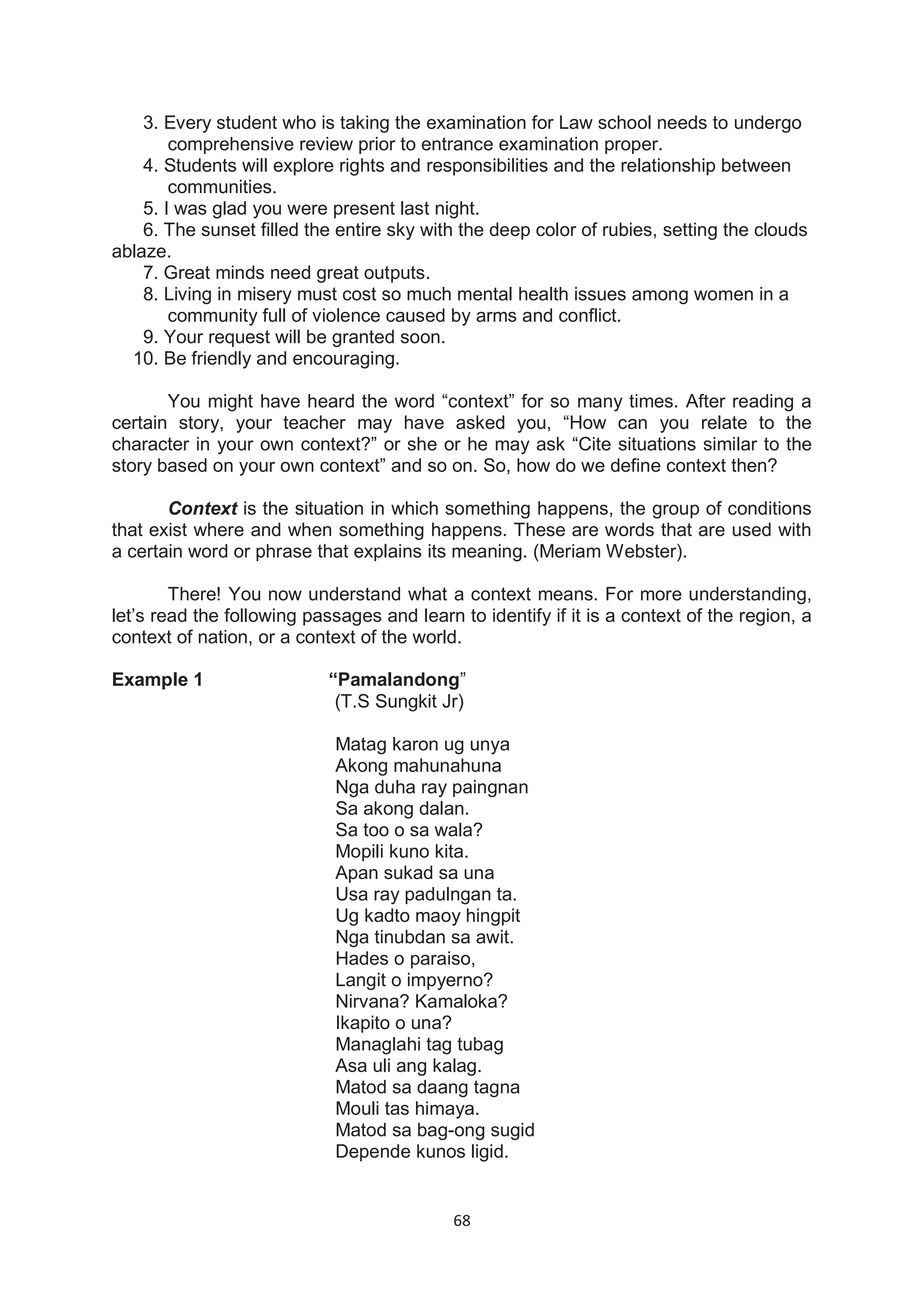 21st-Century-Literature-from-the-Philippines11_q2_m3_Literary-Genres ...