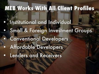 The Story of MEB Management Services | PPT