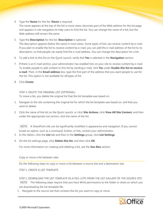 Copy or Move Lists by Using List Templates - EPC Group - SharePoint ...