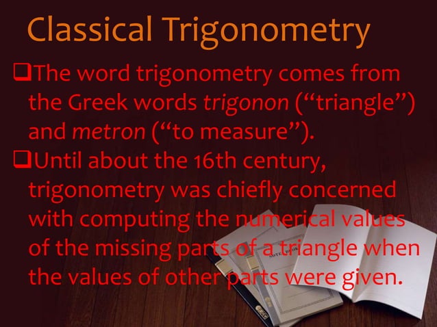history of trigonometry | PPT | Free Download