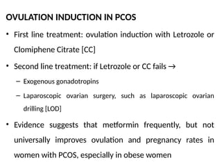 POLYCYSTIC OVARIAN SYNDROME IN OBSTETRICS AND GYNECOLOGY | PPTX
