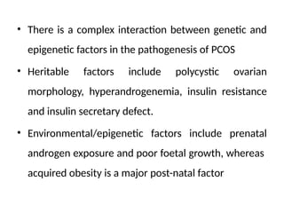 POLYCYSTIC OVARIAN SYNDROME IN OBSTETRICS AND GYNECOLOGY | PPTX