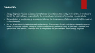 MANAGEMENT OF ALLERGIC RHINITIS | PPTX