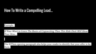 Copywriting 101 | PPTX