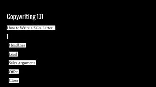 Copywriting 101 | PPT
