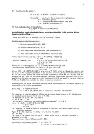 modification of rmr system for indian coal mines | PDF