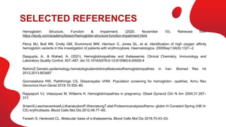 MOLECULAR PATHOGENESIS OF PREVALENT HEMOGLOBINOPATHIES | PPTX