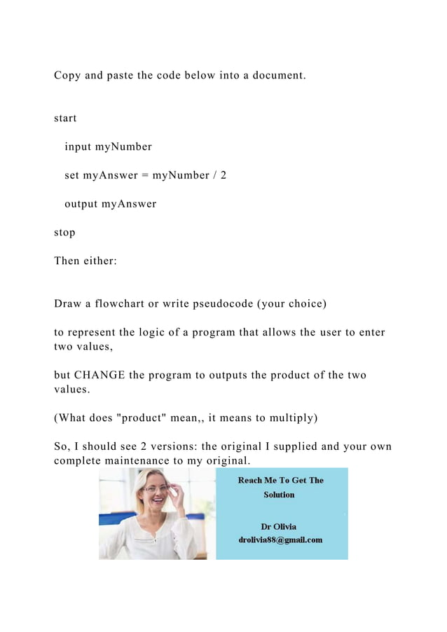 Copy and paste the code below into a document.start inpu.docx