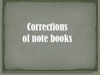 Copy checking ppt | PPTX