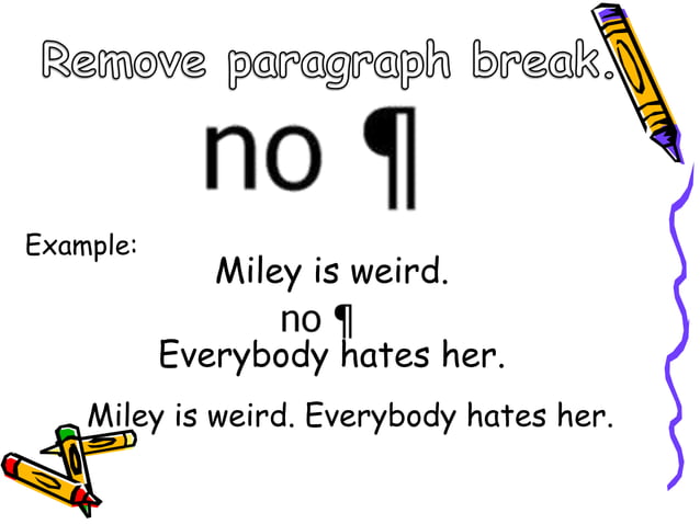 Copy Editing and Proofreading symbols | PPTX