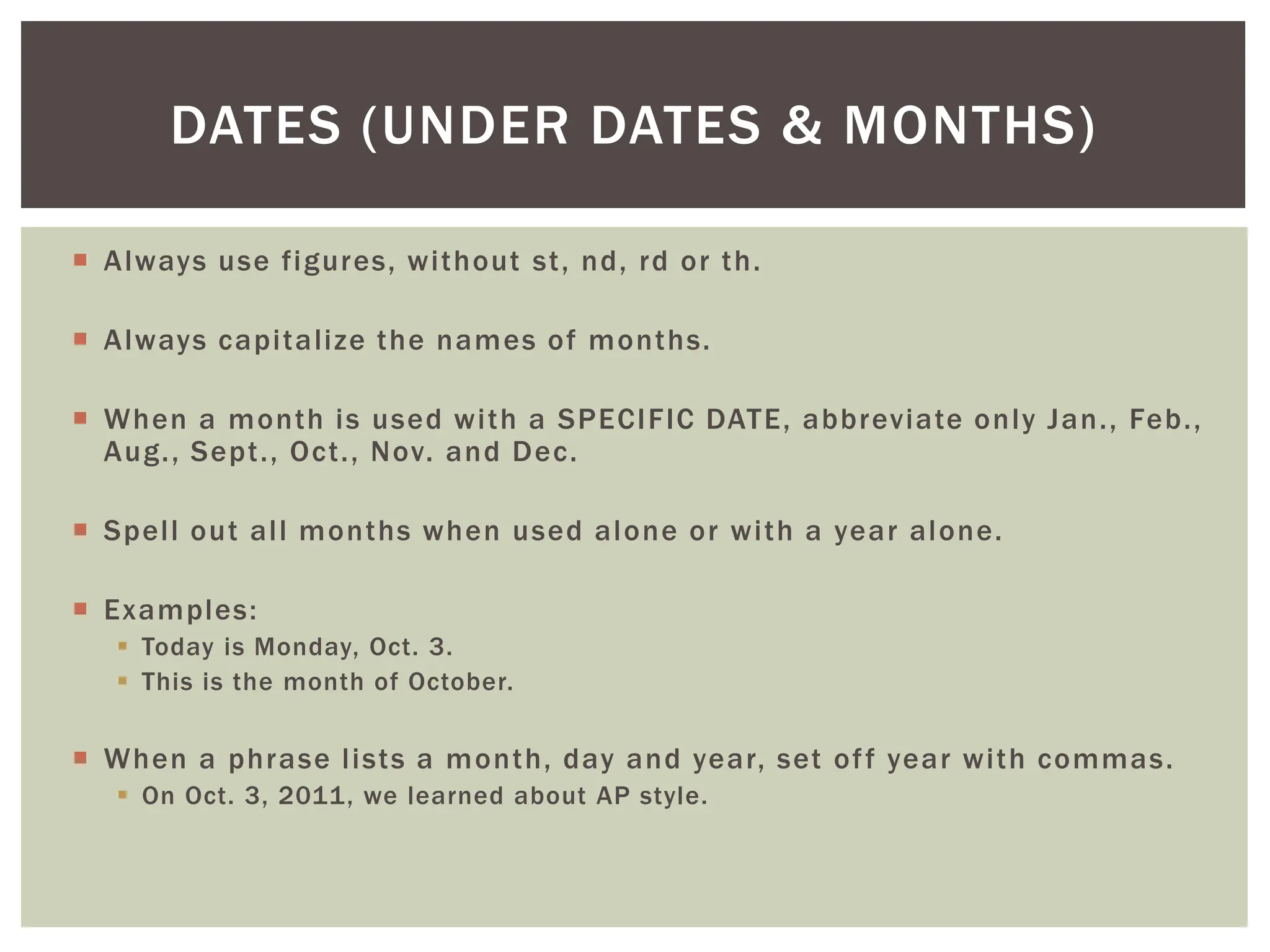 Copy-editing NewSymbols and AP Style.ppt