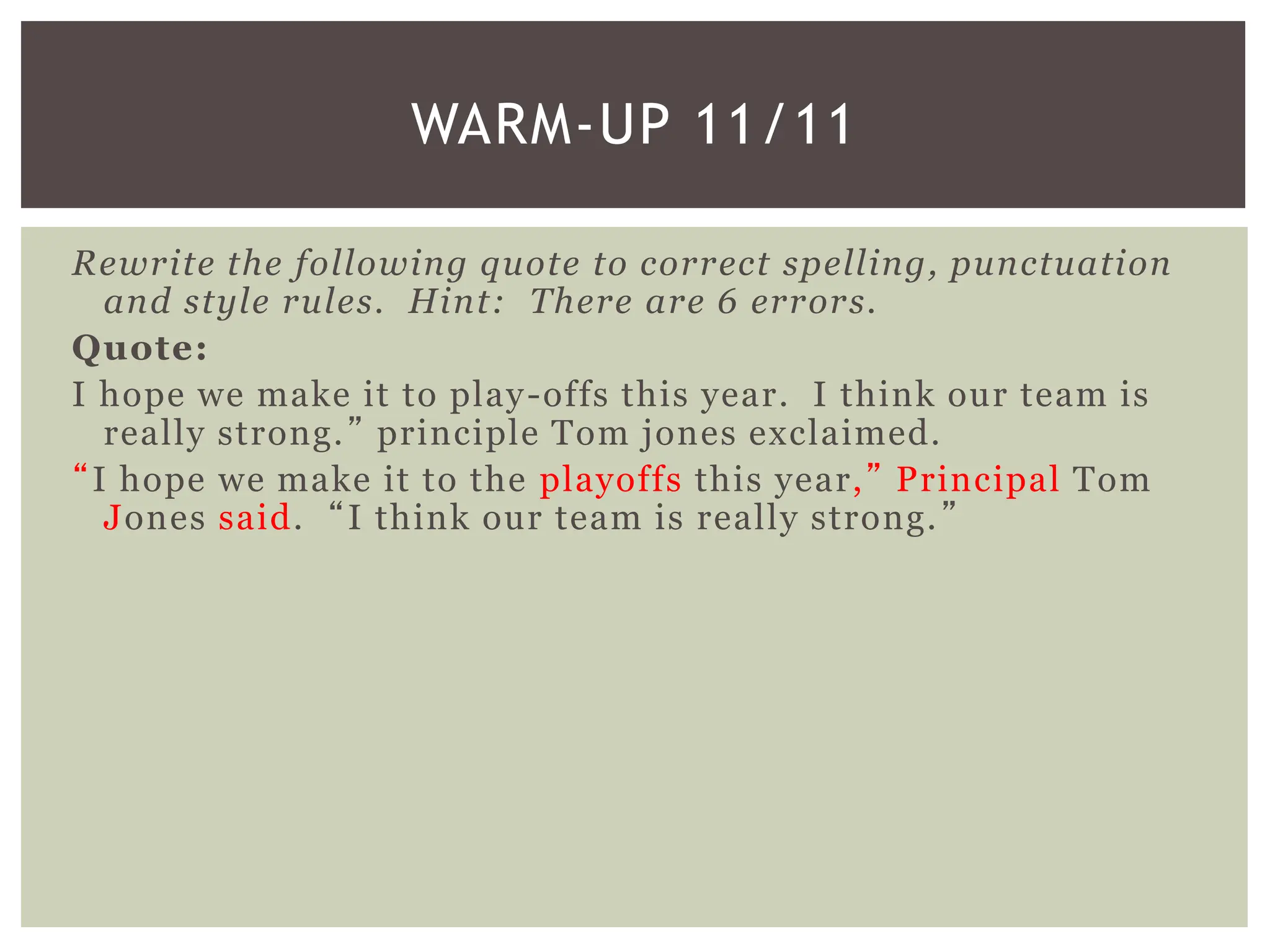 Copy-editing NewSymbols and AP Style.ppt
