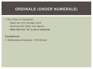 Copy-editing NewSymbols and AP Style.ppt