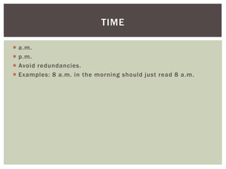 Copy-editing NewSymbols and AP Style.ppt