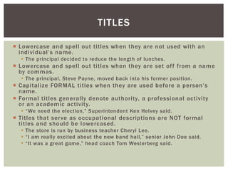 Copy-editing NewSymbols and AP Style.ppt