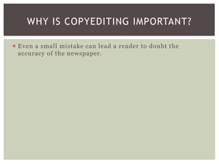 Copy-editing NewSymbols and AP Style.ppt